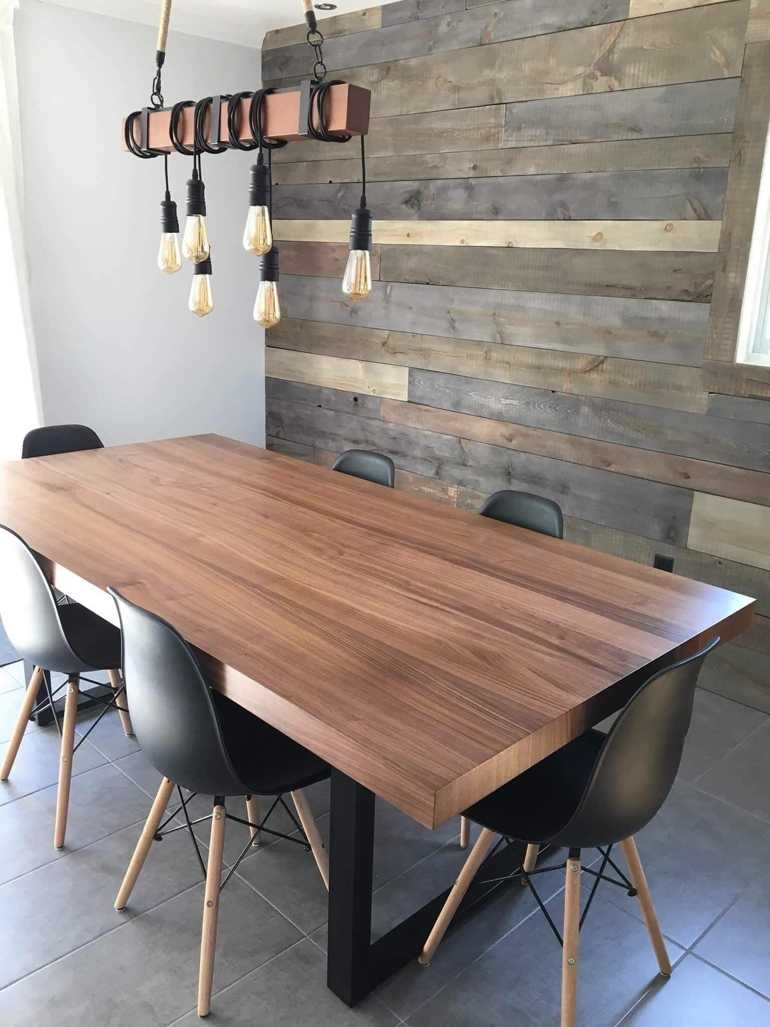 Table en placage de bois - Collection Gaspé – Direct D'la Shop